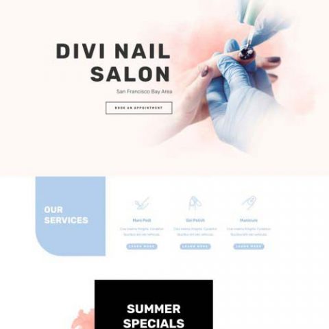 Nail Salon | Websites, Ready to go!